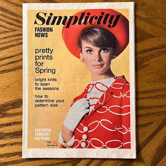 Simplicity | Other | Vtg 967 Simplicity Fashion News Magazine February ...